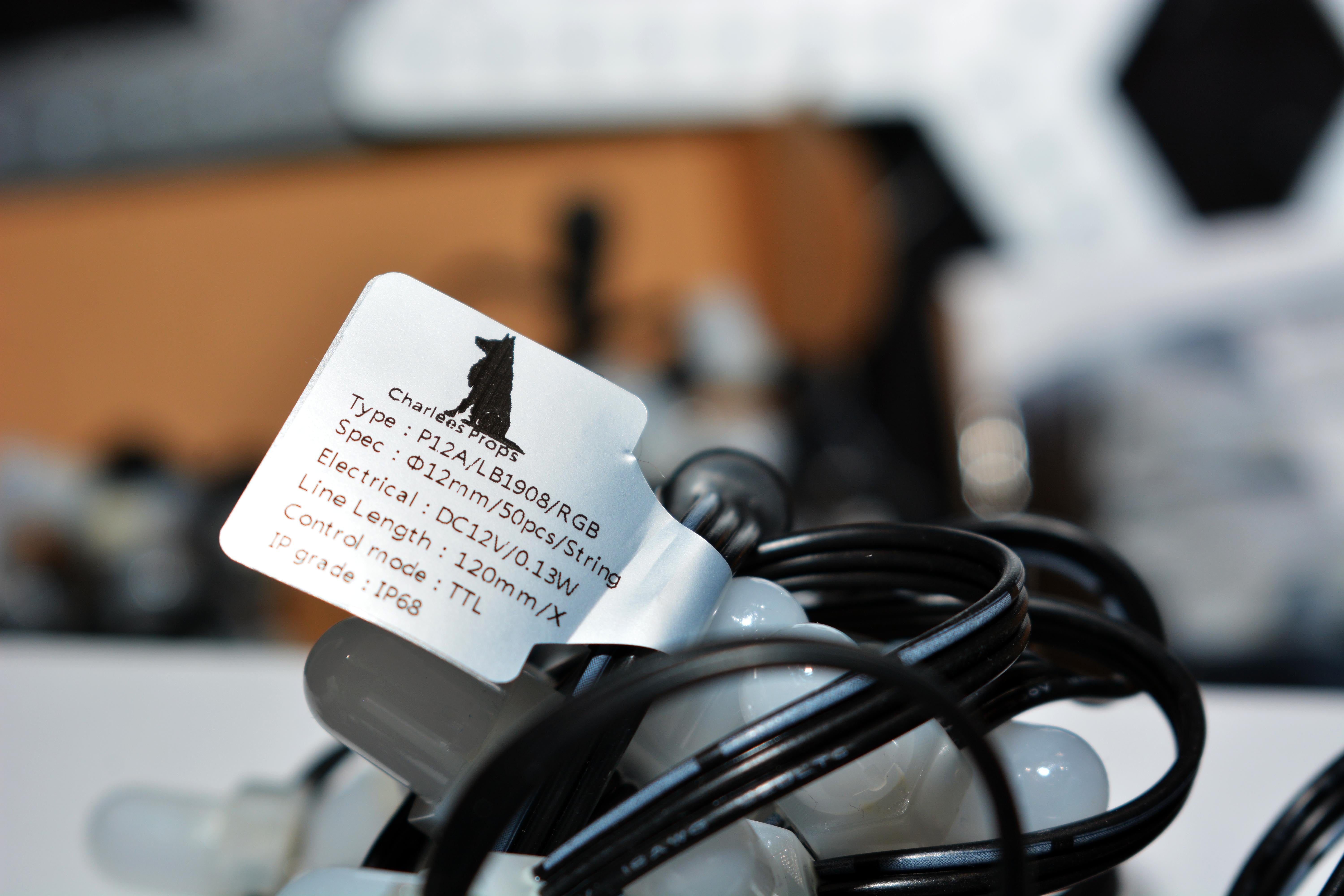 Easy Push Pixels - 12mm, 12V IP68 RGB pixels, X-connect – Charlees Props